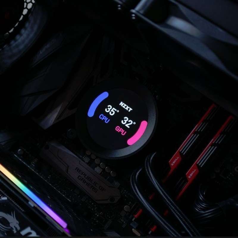 Promo Nzxt Kraken Z53 Rgb Matte Black 240Mm Liquid Aio Cpu Water Cooler ... Promo Nzxt Kraken Z53 Rgb Matte Black 240Mm Liquid Aio Cpu Water Cooler ...