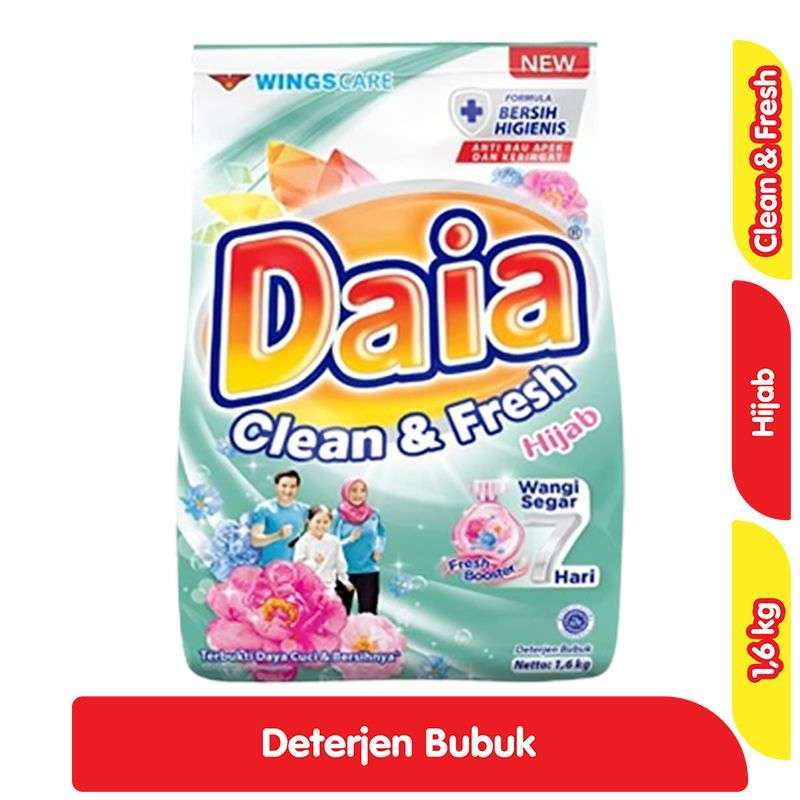 Jual Daia Deterjen Clean & Fresh Hijab 1,6 Kg Di Seller Bunda Pipin Mart - Kebon Jeruk, Kota ...