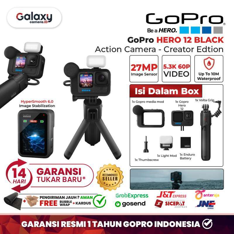 Jual Gopro Hero 12 Creator Edition Original Murah - Harga Diskon Maret ...