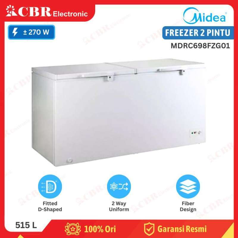 Jual Freezer Peti - Chest Freezer Midea Mdrc698fzg01 (fiber) 515 L Di ...