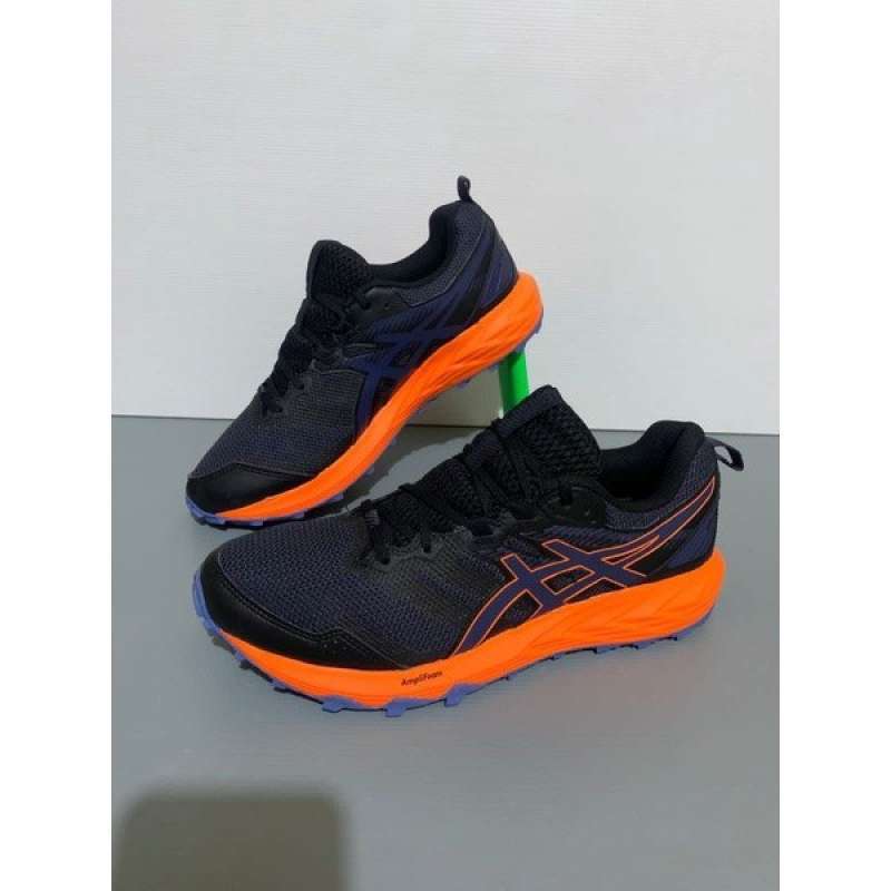 Jual Sepatu ASICS GEL SONOMA 4 BLACK ORANGE original made in indonesia ...