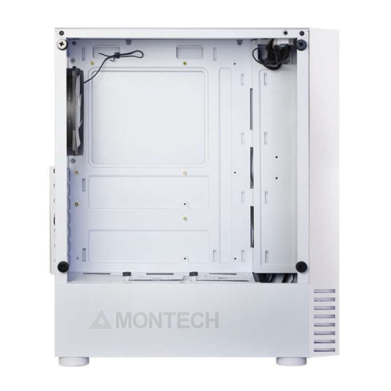 Jual Montech X2 Mesh Mid Tower Atx Case With 3 Rainbow Fans Di Seller ...