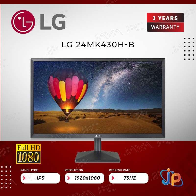 Jual Monitor LG LED IPS LG 24MK430/ 24MK430H-B - Full HD 24 Inch di ...