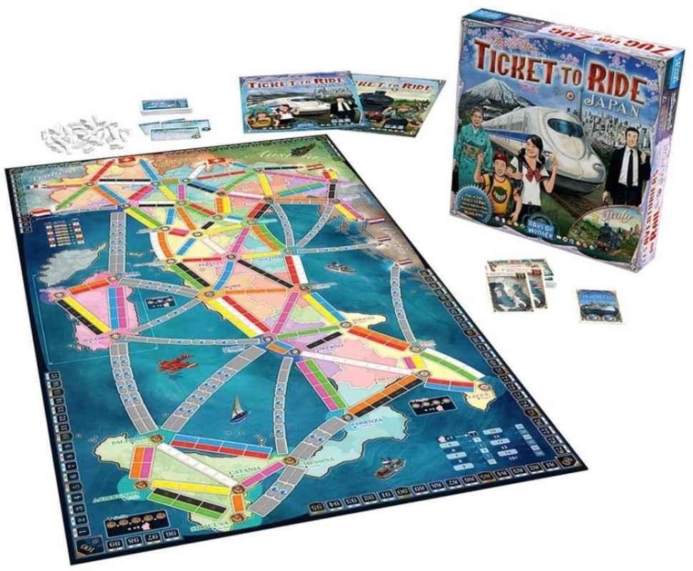 Jual Ticket to Ride Japan and Italy Map Collection 7 Expansion Board ...