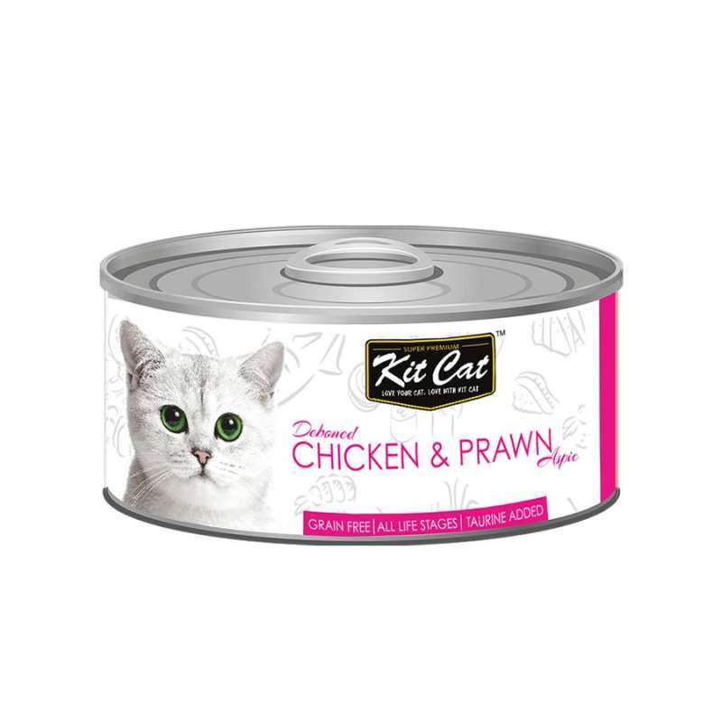 Jual Kit Cat Kaleng Deboned Chicken & Prawn 80gr di Seller PET SAFARI ...