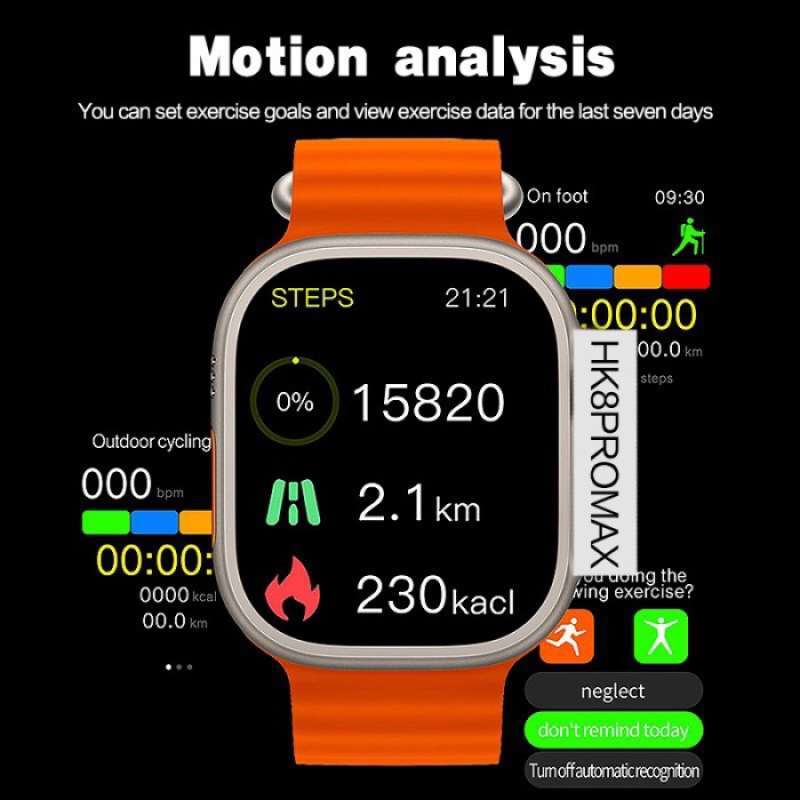 Jual GEN 2 HK 8 Pro Max Smartwatch Open AI Chat GPT Support Terbaru di ...