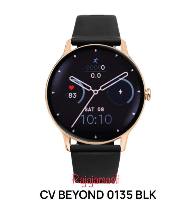 Jual Jam CHRIST VERRA BEYOND Smart Watch Rubber Strap - Black Rose di ...