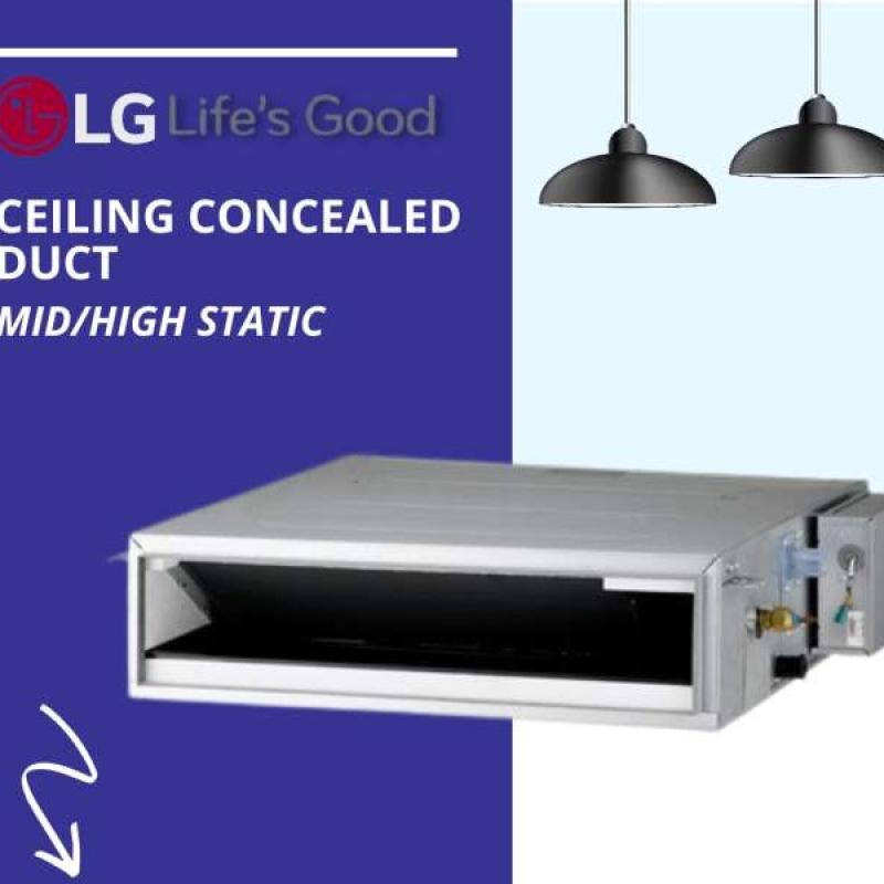 Jual Lg Ceiling Concealed Duct Standard Mid/high Static Zbnq48lm3a0 ...