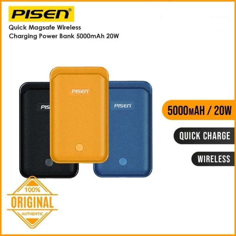 Jual Power Bank Pisen Quick Magsafe Wireless Charging 5000mAh - CCY ...
