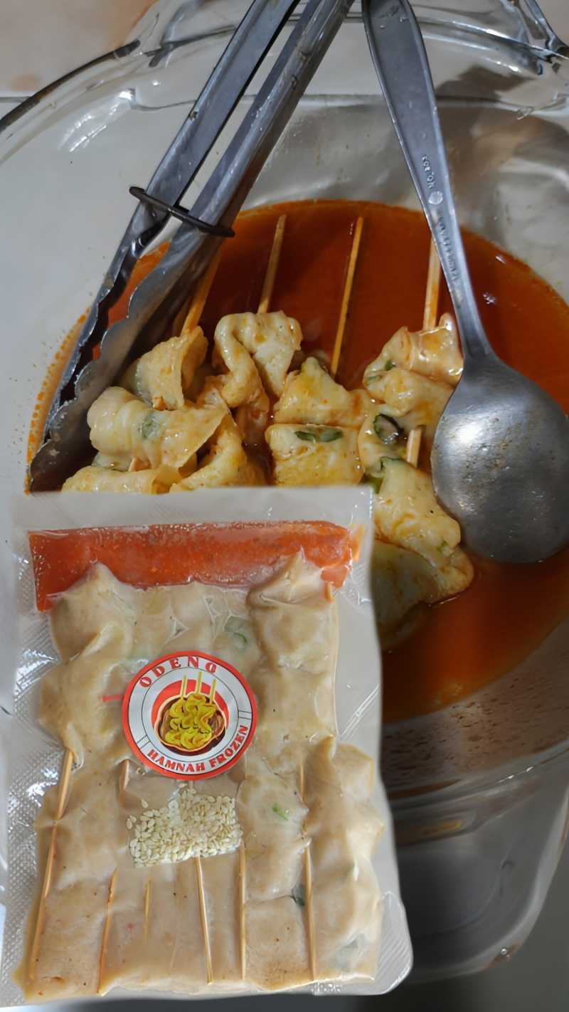 Promo Odeng Ayam Saus Pedas Frozen Food Diskon 6% Di Seller Al Dien ...