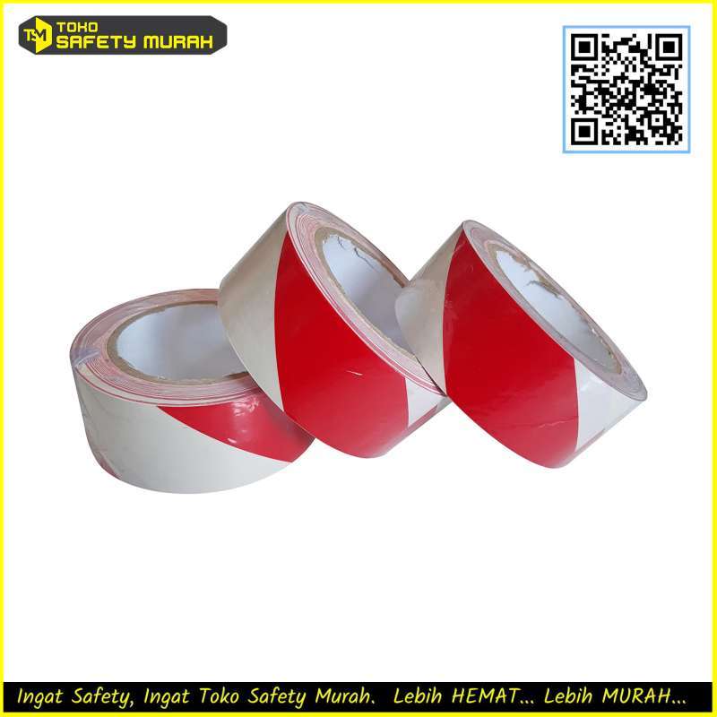 Jual Lakban Pvc Ada Lem Floor Marking Tape Police Line Pembatas Garis Polisi Di Seller Toko ...