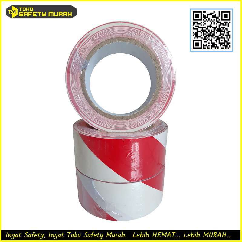 Jual Lakban Pvc Ada Lem Floor Marking Tape Police Line Pembatas Garis Polisi Di Seller Toko ...