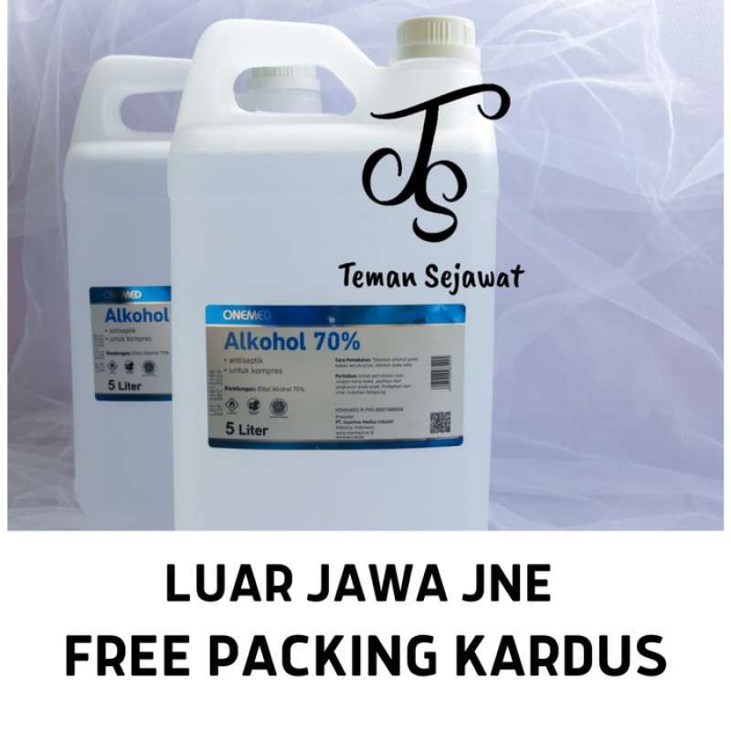 Jual Alkohol Alcohol 70% 5 Liter Onemed Di Seller Chintya Store ...