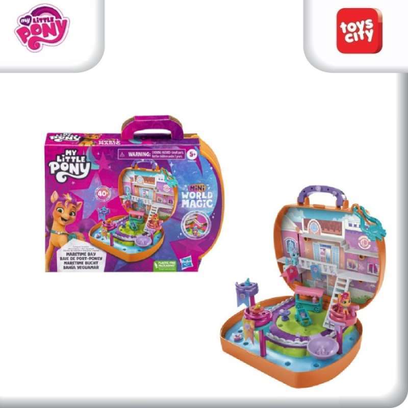 Promo My Little Pony: Mini World Magic Compact Creation Maretime Bay Playset Diskon 23% di ...