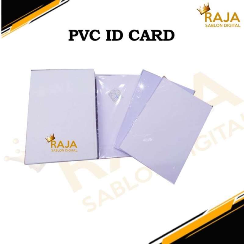 Promo Bahan ID Card / PVC / Kertas ID Card Putih Diskon 23% di Seller ...