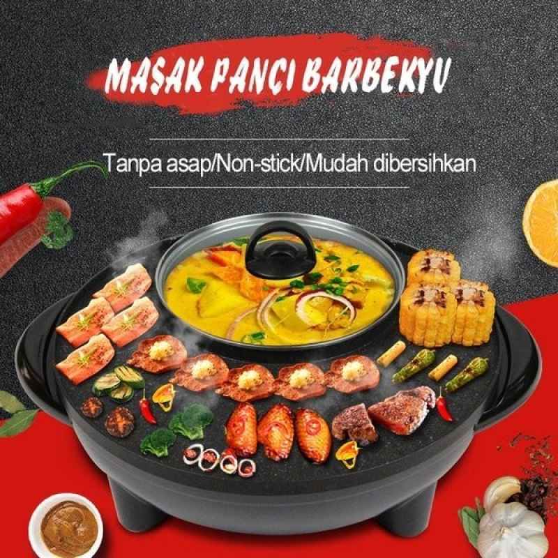 Promo Steamboat Elektrik Fleco 602 - Panci Elektrik 2 In 1 BBQ Dan Steamboat Diskon 23% di ...
