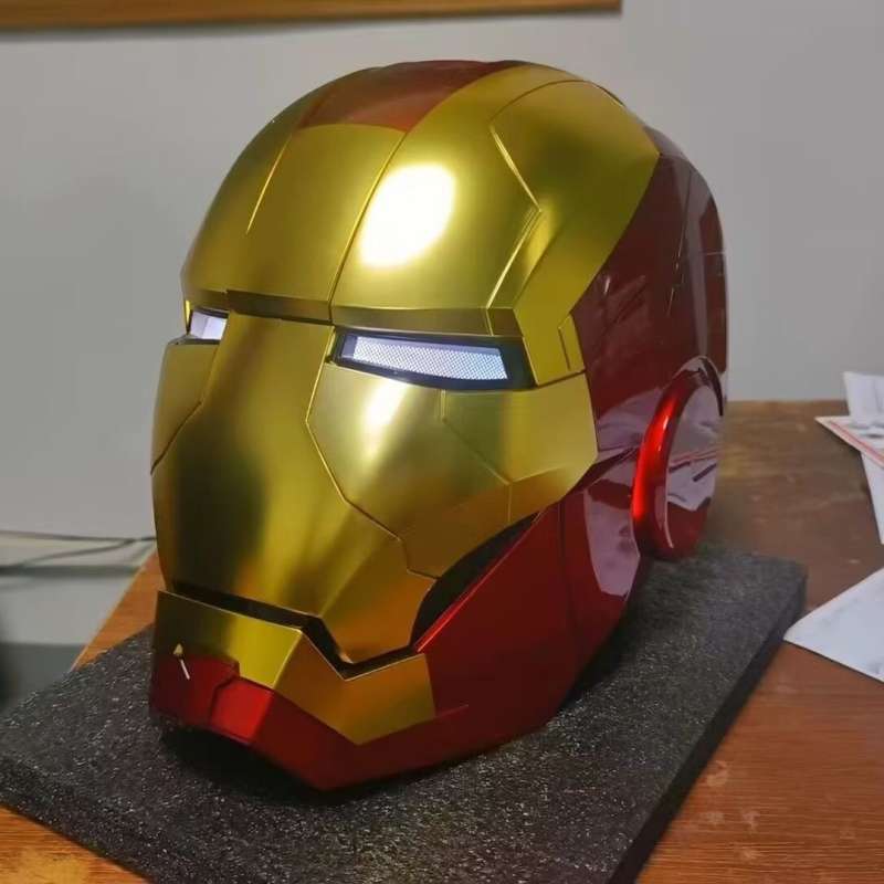 Promo New Tot Marvel Iron Man Autoking 1/1 Mk5 Helmet Remote And Voice ...