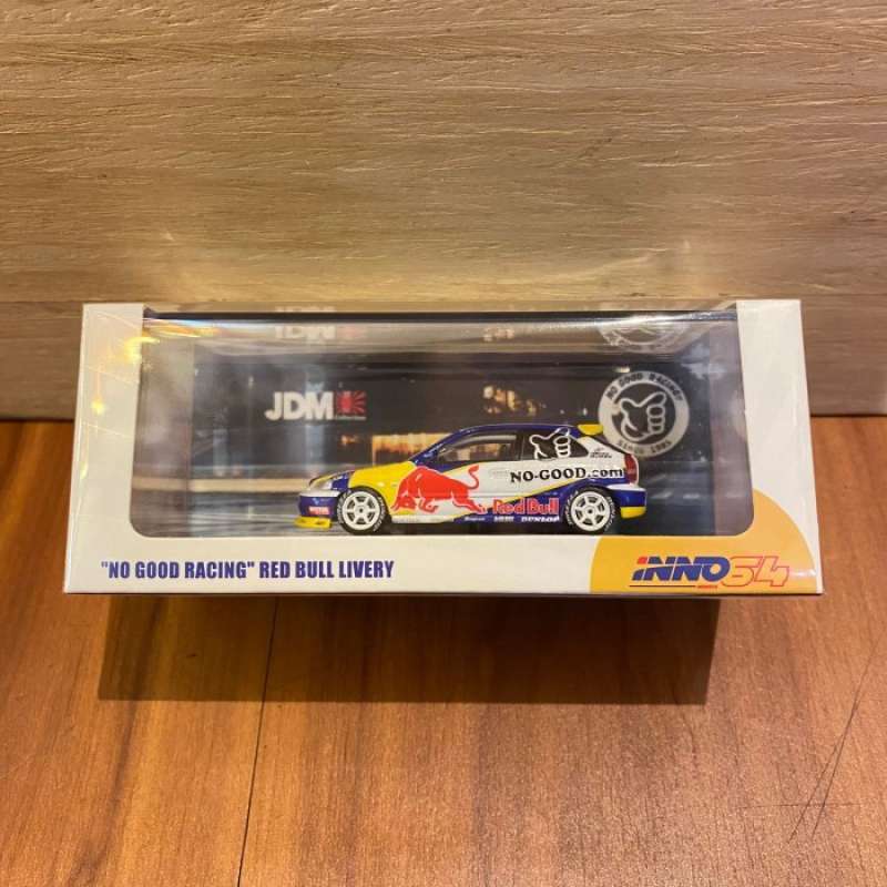 Promo INNO64 HONDA CIVIC TYPE-R EK9 NO GOOD RACING RED BULL LIVERY INNO ...