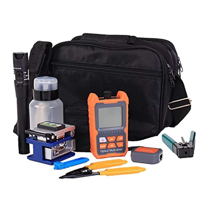 Promo FTTH Tool Kit 9 in 1 Optical Power Meter with RJ45 Test,30mW ...