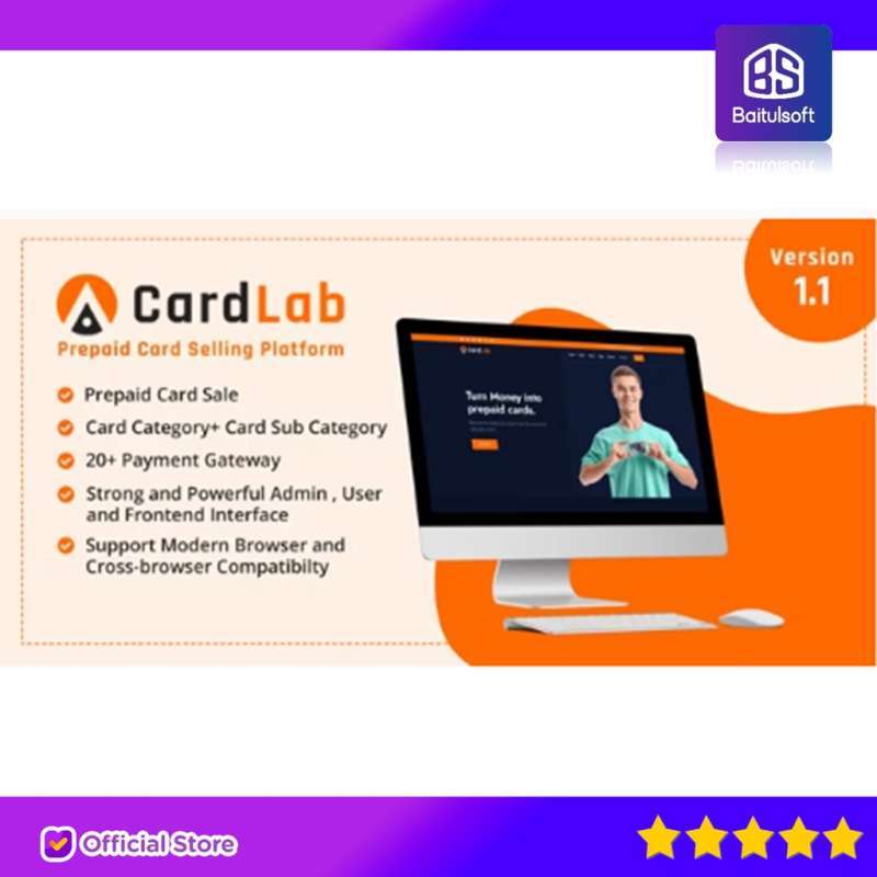 Promo SOURCE CODE APLIKASI CARDLAB - PREPAID CARD SELLING PLATFORM BY ...