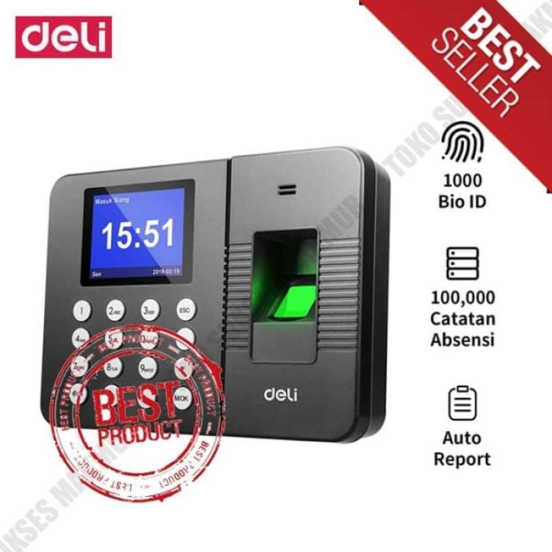 Promo Mesin Absensi Sidik Jari Deli E3960 Bahasa Indonesia- Finger Print Diskon 23% Di Seller ...