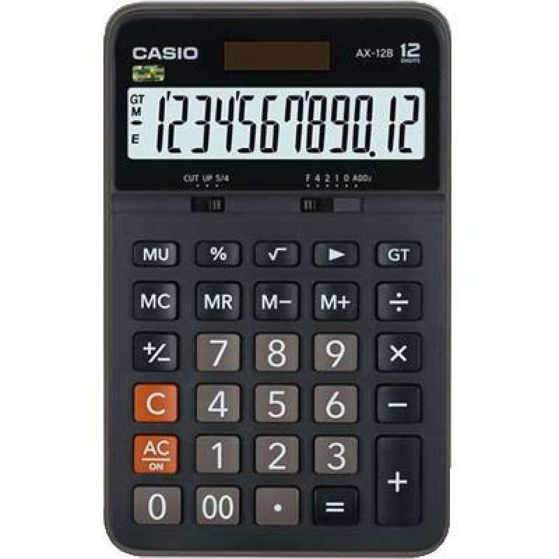 Promo Casio Ax 12 S - Calculator Desktop Kalkulator Meja Kantor Office ...