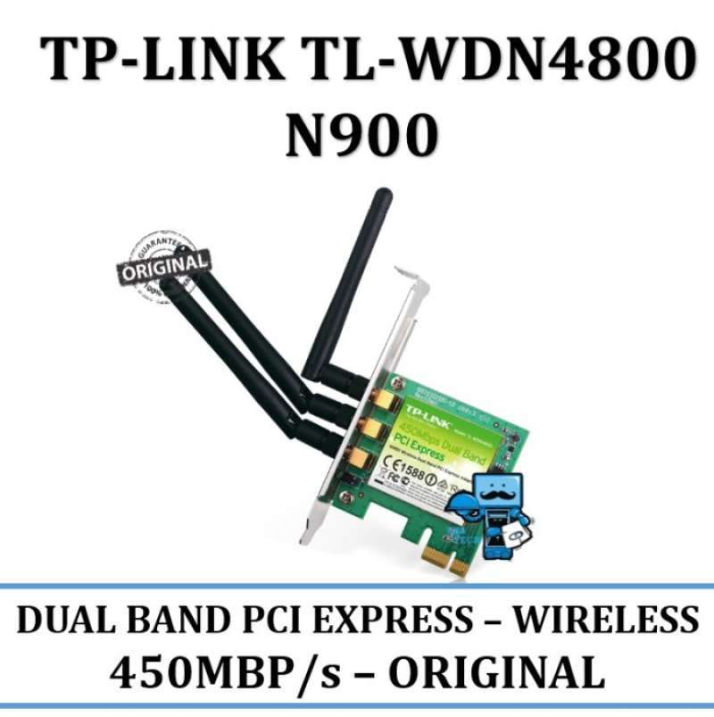 Promo Adapter Tl-wdn4800 N900 Wireless Dual Band Pci Express Diskon 23% ...