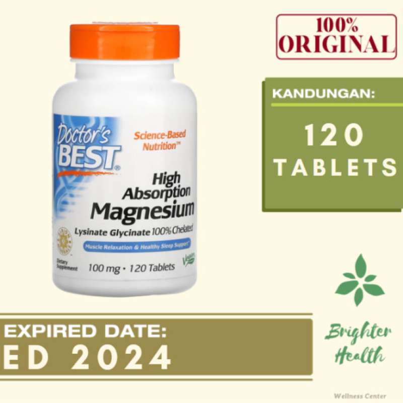 Promo Doctor'S Doctor Doctors Best High Absorption Magnesium 120 ...