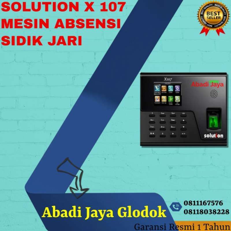 Promo SOLUTION X 107 MESIN ABSENSI SIDIK JARI Diskon 23% di Seller ...