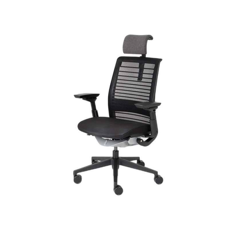 Promo Steelcase Think Task Chair With Headrest / Kursi Kerja / Gaming ...