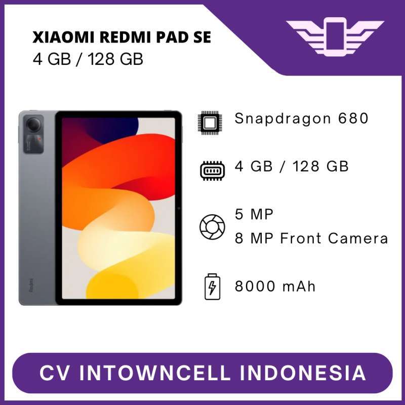 Jual Xiaomi Redmi Pad Se 4/128GB Garansi Resmi di Seller CV INTOWN CELL ...