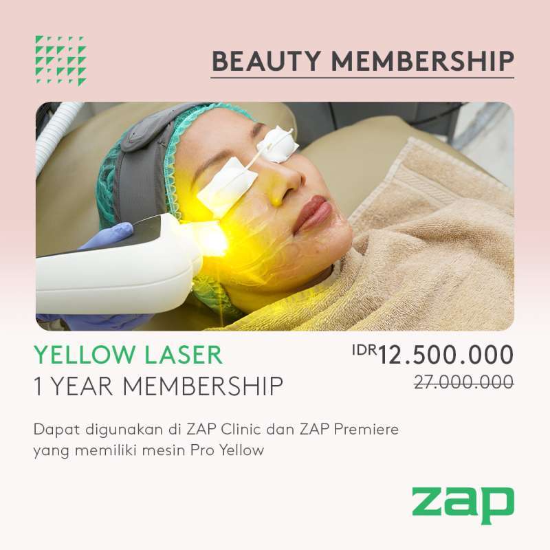 Jual 1 Year Yellow Laser Membership di Seller ZAP Clinic - Kalideres ...
