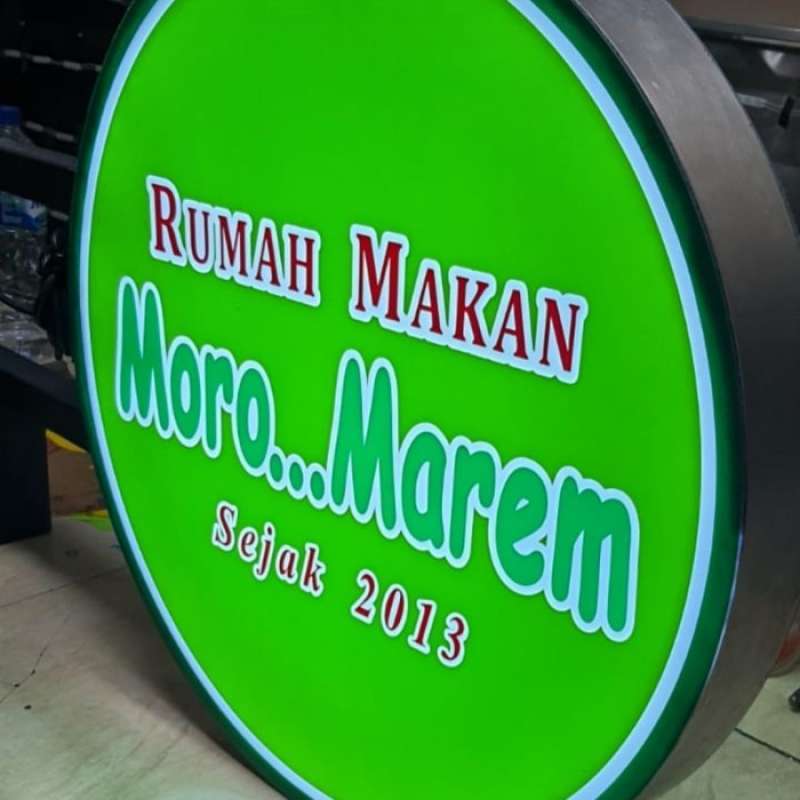 Jual neon box bulat 120 cm 1 sisi di Seller Ha El Store - Meruya ...