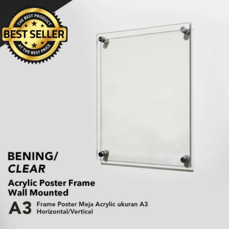 Promo acrylic poster a3 dinding /Frame Poster Diskon 23% di Seller Ha ...