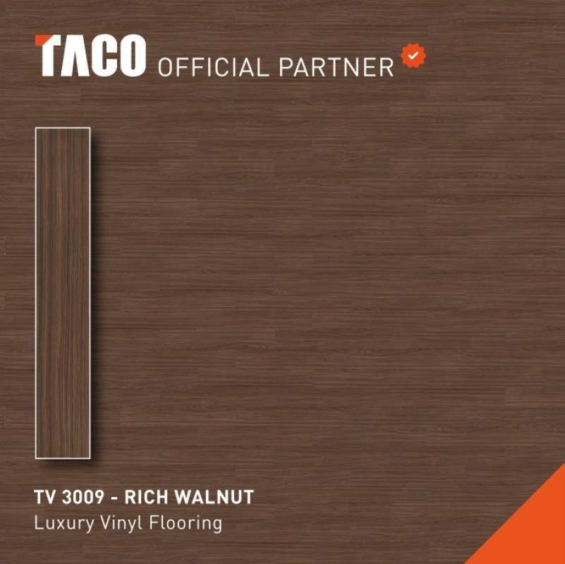 Jual Taco Lantai Vinyl 3mm - Tv 3009 Rich Walnut Di Seller Van Decor Interior - Taco Official ...