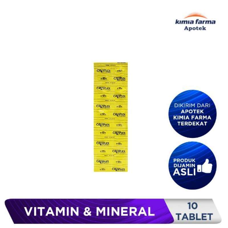 Jual CAVIPLEX STRIP 10 TABLET / MULTIVITAMIN / KIMIA FARMA di Seller ...