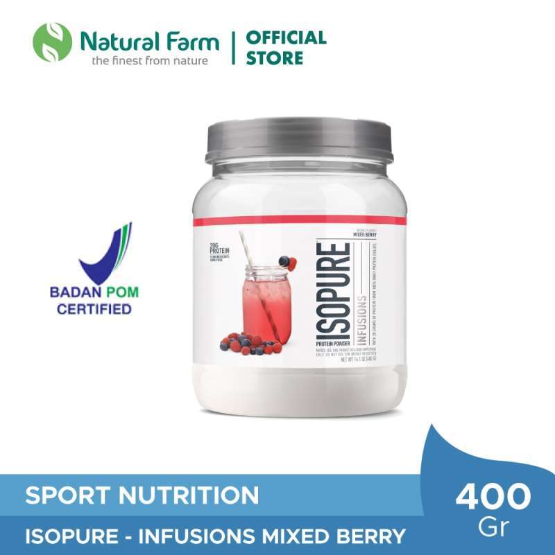 Promo Isopure Infusions Mixed Berry 400gr Diskon 42% Di Seller Natural ...