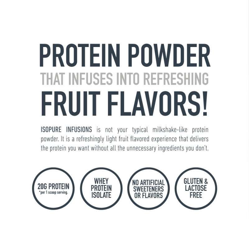 Promo Isopure Infusions Mixed Berry 400gr Diskon 42% Di Seller Natural ...