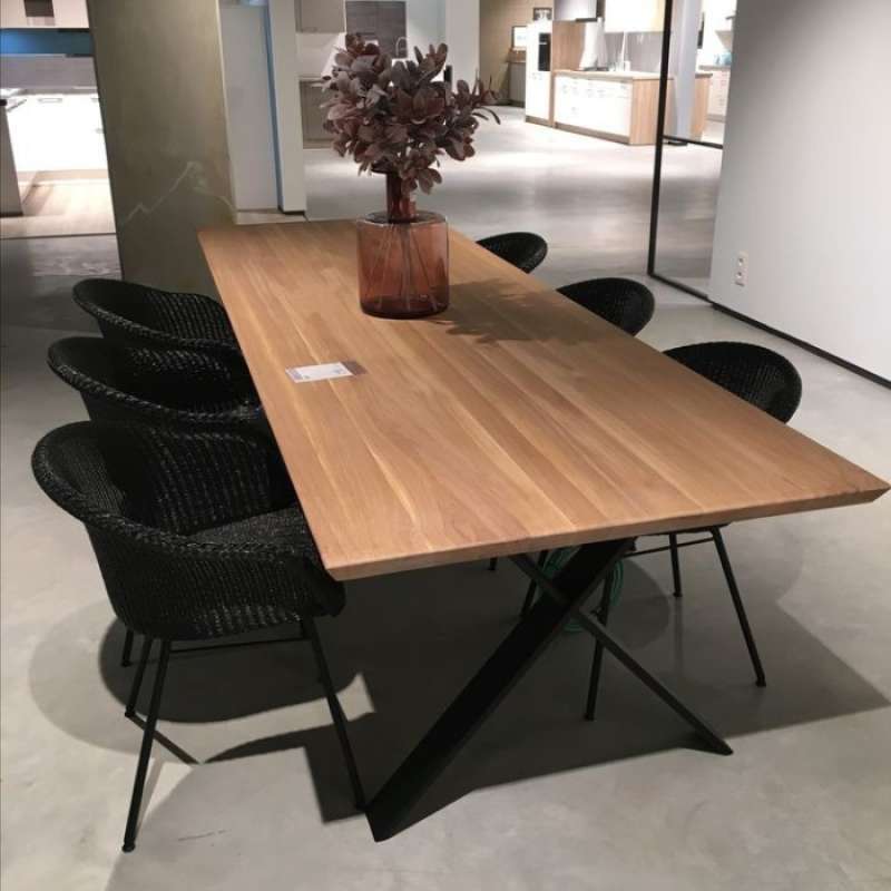 Promo Meja Meeting Kayu Mahogany Meja Rapat 8 Orang Ukuran:200x100x75x3 ...