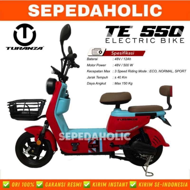 Promo Sepeda Listrik TURANZA TE 550 BY PACIFIC 500 Watt Electric E Bike Diskon 8% di Seller ...