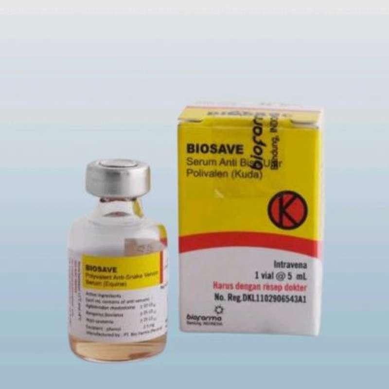 Jual Original New ( BIOSAVE ) injeksi / box anti bisa ular Ready kak ya ...