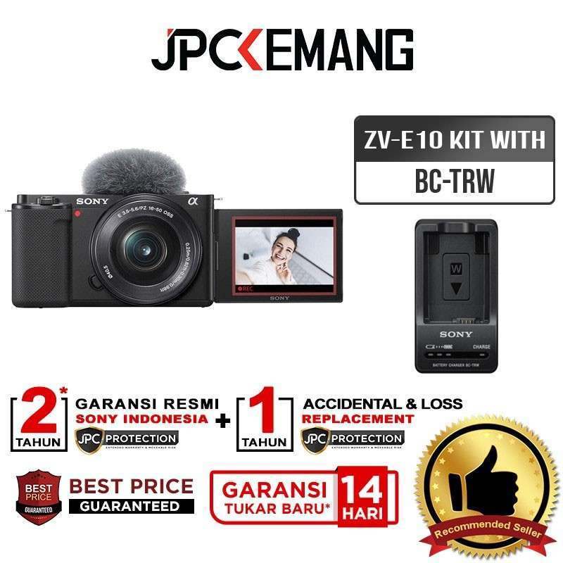 Jual Jpc Kemang Sony Zv-e10 Kit 16-50mm Sony Zve10 Zve 10 Kit 16-50 With E 11mm / Accessories ...