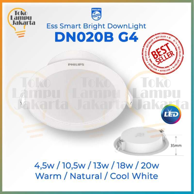 Jual Lampu Downlight 20 Watt Philips Recessed Original Murah - Harga ...