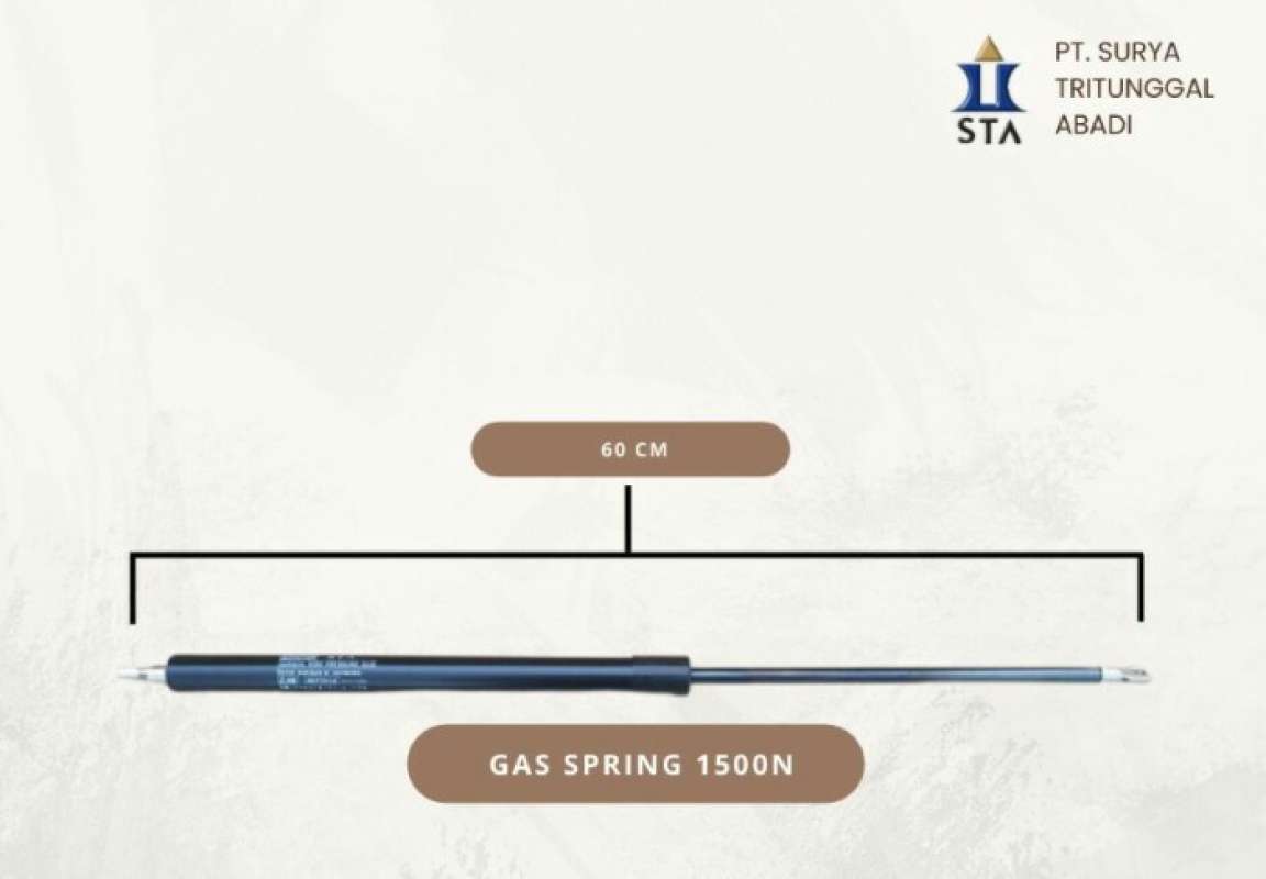 Promo Gas Spring Hidrolik 1500 Newton 60 Cm 150 Kilogram Diskon 23% Di ...