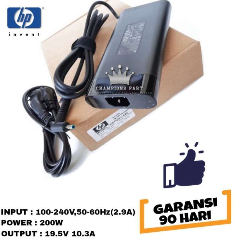Promo Adaptor Charger Laptop Hp Omen 15 Omen 16 19.5v-10.3a 200w Diskon ...