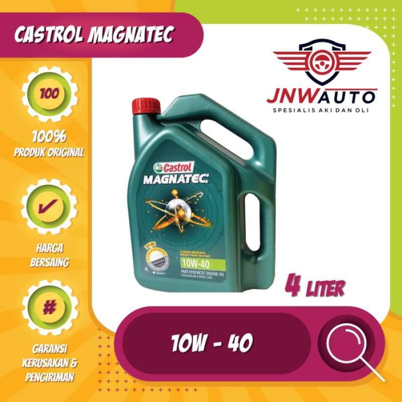 Promo Castrol Magnatec 10W40 SN/CF - 4 LITER Diskon 23% di Seller Zacko Store - Kalibata, Kota ...