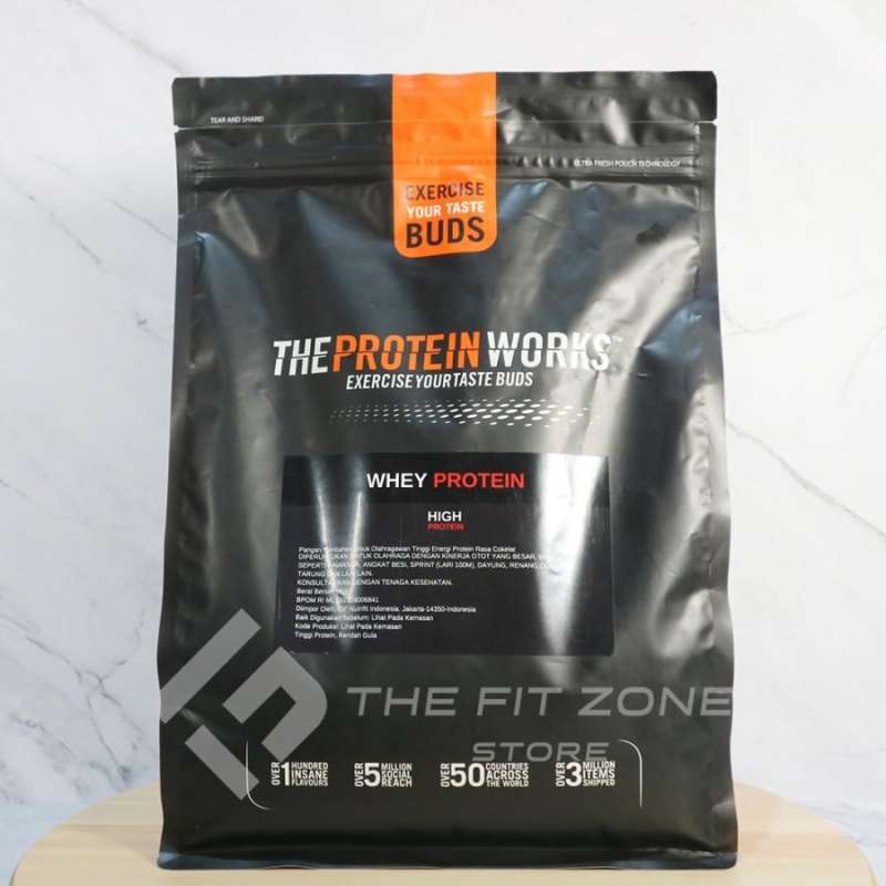 Jual The Protein Works Whey Protein 80 Concentrate 2000 Gram 2 Kg Bpom ...
