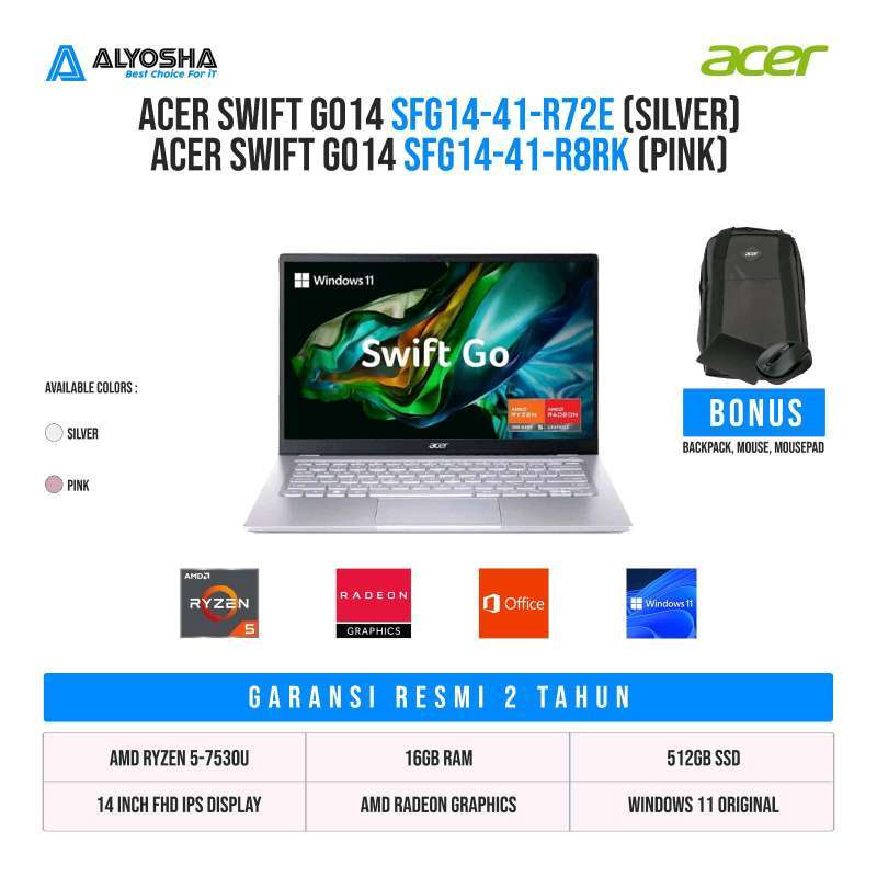 Acer Swift Go - Harga Terbaru Mei 2024 | Blibli