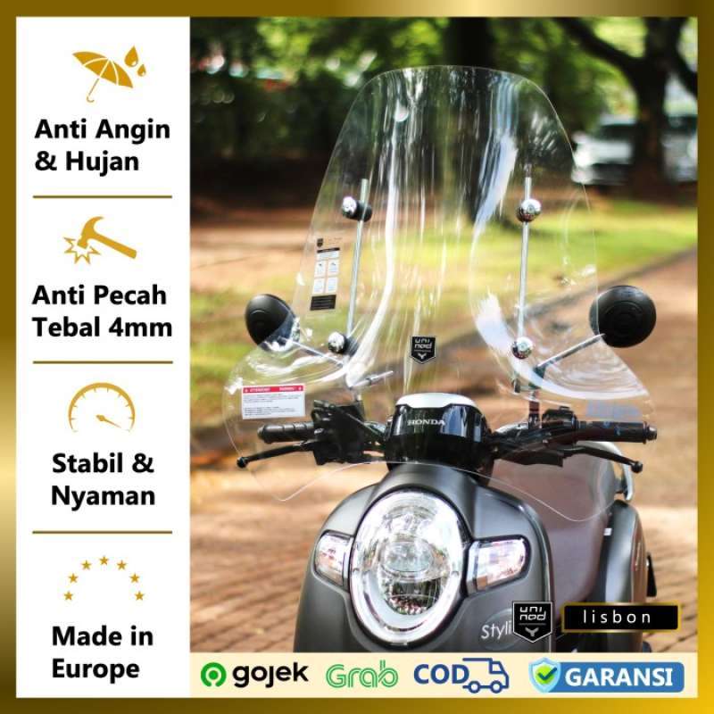 Promo Visor Motor Variasi Matic Tameng Angin Windshield Diskon 23% di ...