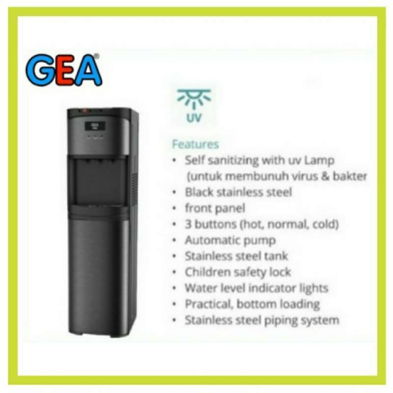 Promo Gea Star Water Dispenser Uv Bottom Loading Dispenser Air Galon ...